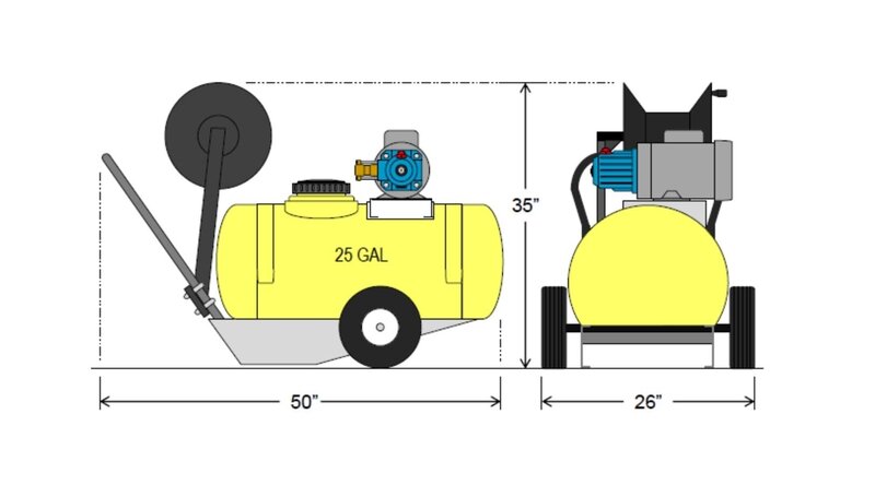 Professional K-750 Greenhouse Sprayer - Gothic Arch Greenhouses|Gothic ...